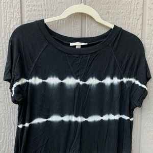 Nordstrom | Tops | Maria Gabrielle Black Tie Die Stripe Stretchy Tee ...